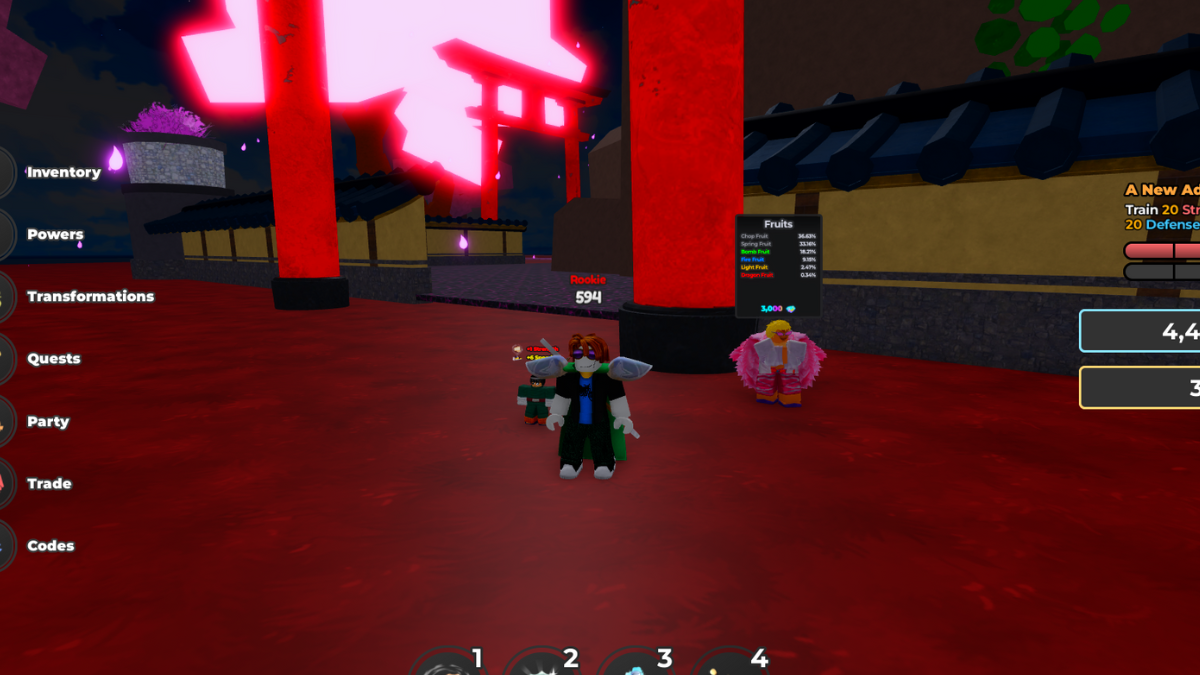 How to Get Fruits in Anime Simulator Roblox