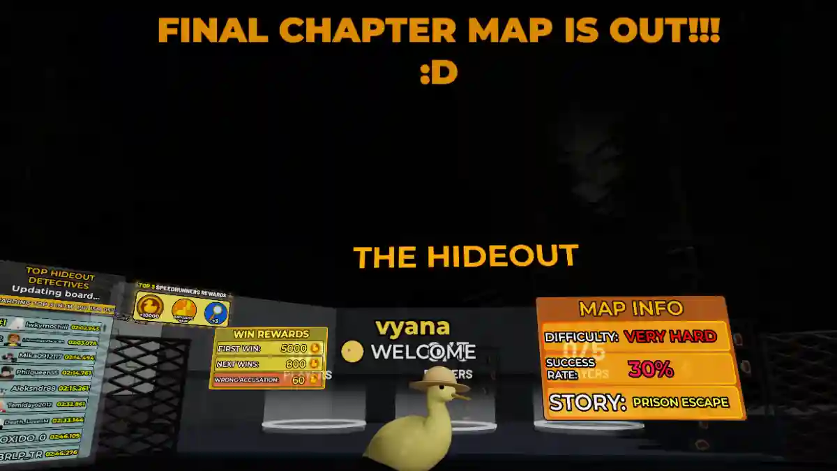 Detective Duck The Hideout Walkthrough Solution